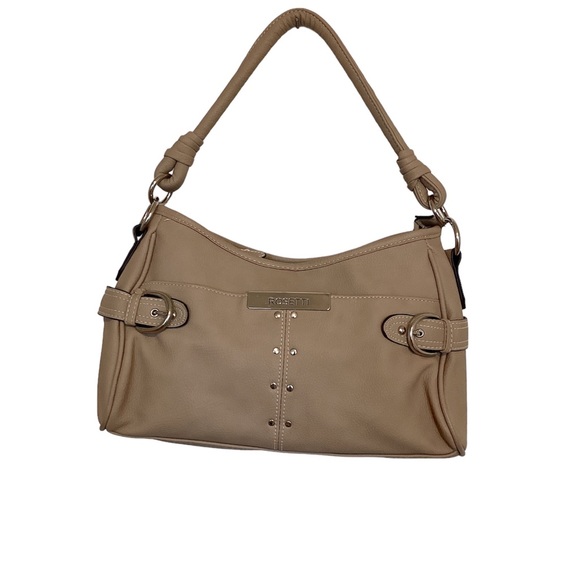 Rosetti | Bags | Rosetti Tan Faux Leather Single Strap Womens Purse ...